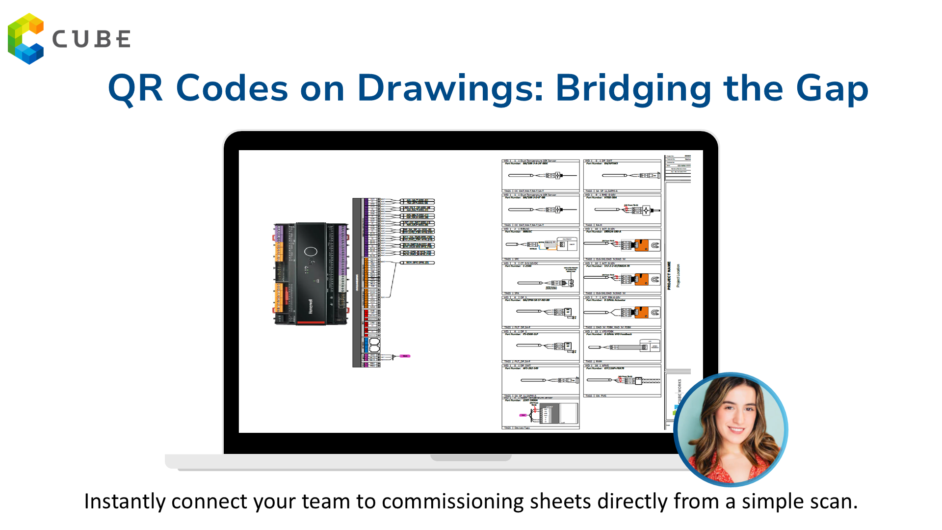 QR Codes on Drawings